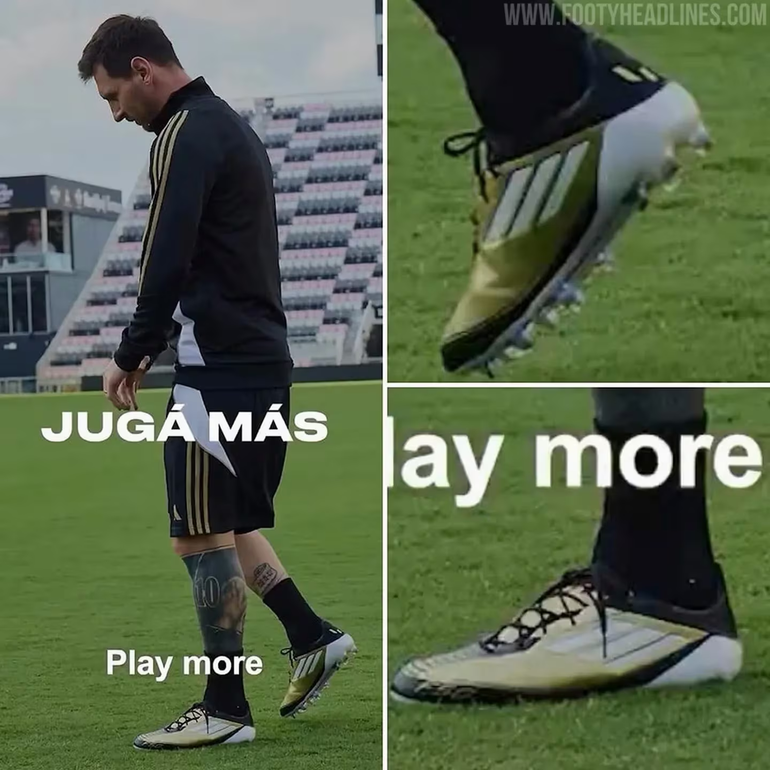 Así son los botines que usará Lionel Messi en la Copa América