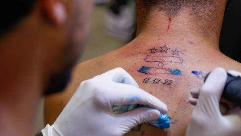 Con Argentina Campeón Explotó La Fiebre De Los Tatuajes En Neuquén