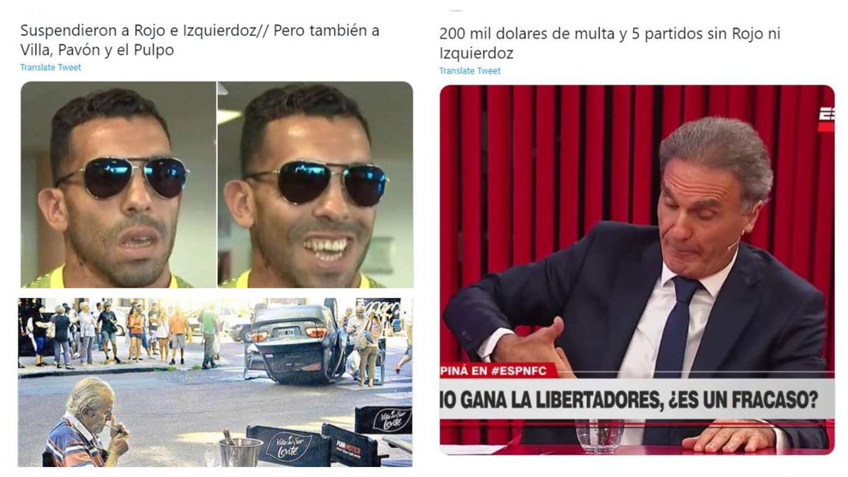 ¡Morbosos! Los memes por la grave sanción de Conmebol a Boca