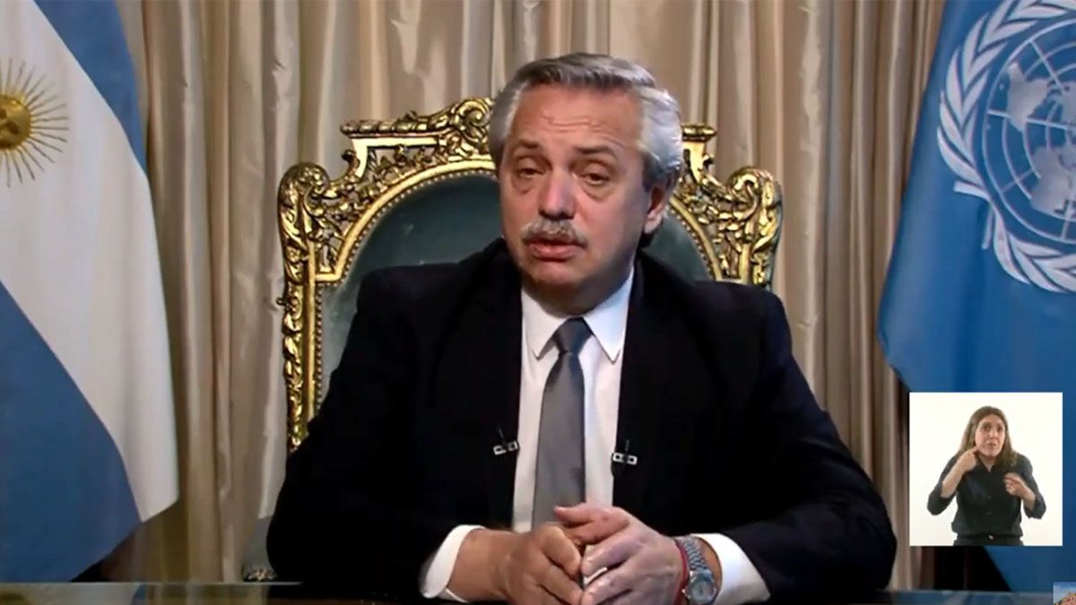 Fernández Ante La Onu De La Pobreza Y La Pandemia Nadie Se Salva Solo