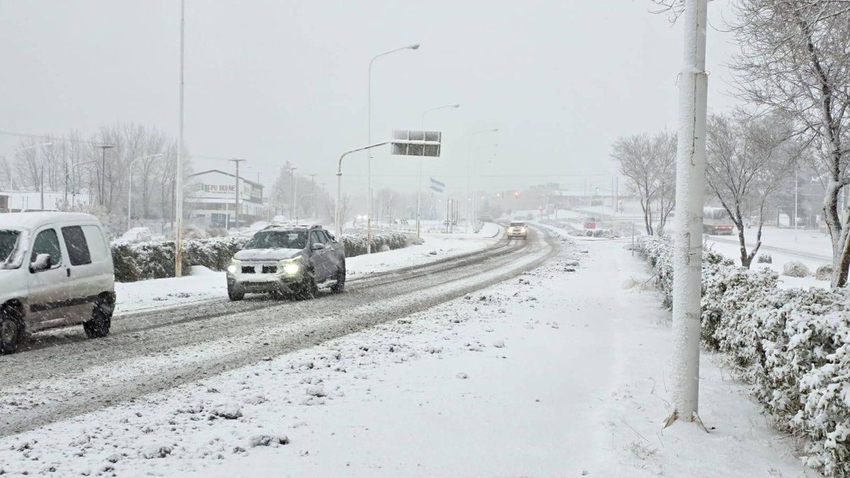 El impacto del temporal de nieve en Neuquén: rutas y pasos fronterizos ...