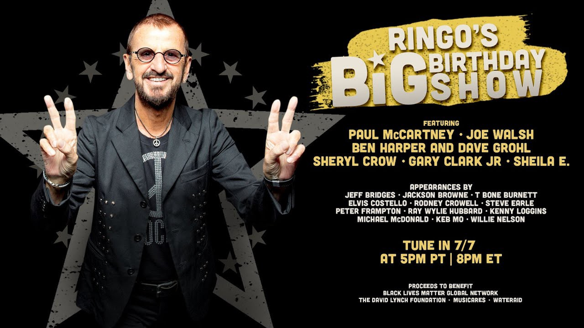 Ringo Starr está de cumpleaños y celebra con show en vivo