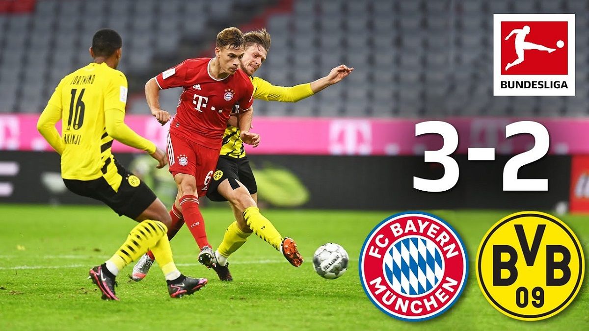 El Bayern Múnich derrotó al Borussia Dortmund