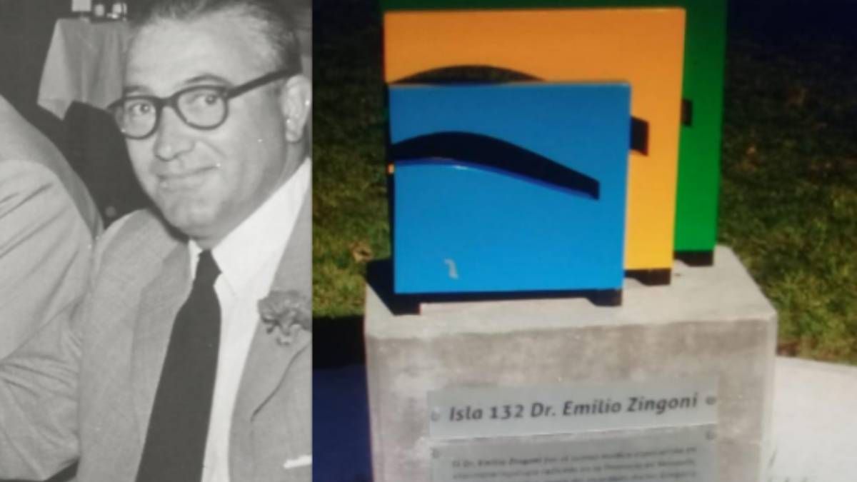 Isla 132 o Dr. Emilio Zingoni, según dicta una ordenanza municipal