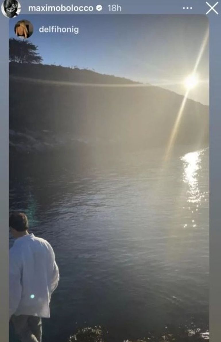 Las fotos de Máximo Menem Bolocco con su nueva novia