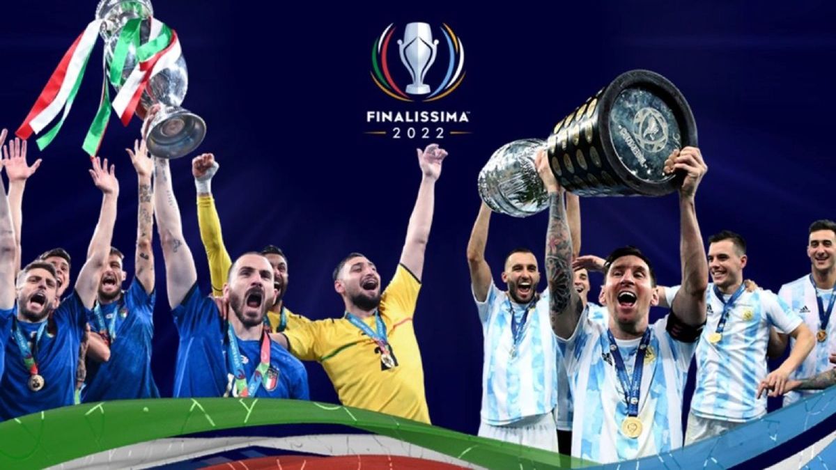 Así es el trofeo de la Finalissima que disputarán Argentina e Italia