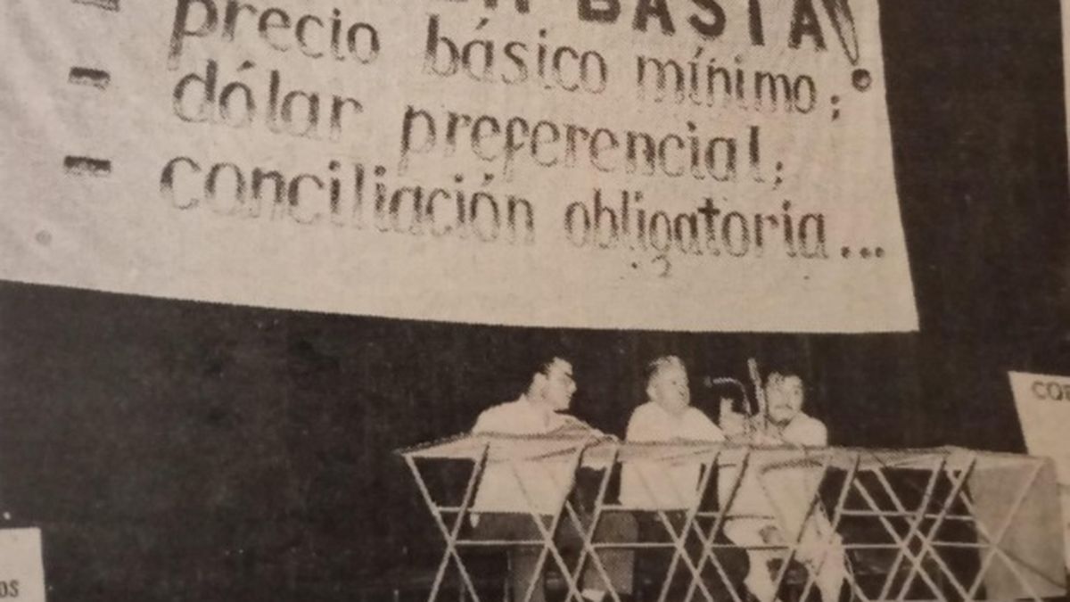 La toma de Corpofrut, otra historia mínima de la fruticultura regional