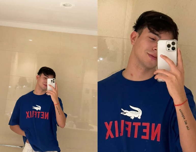 La marca en el cuello de Rusherking que desató rumores