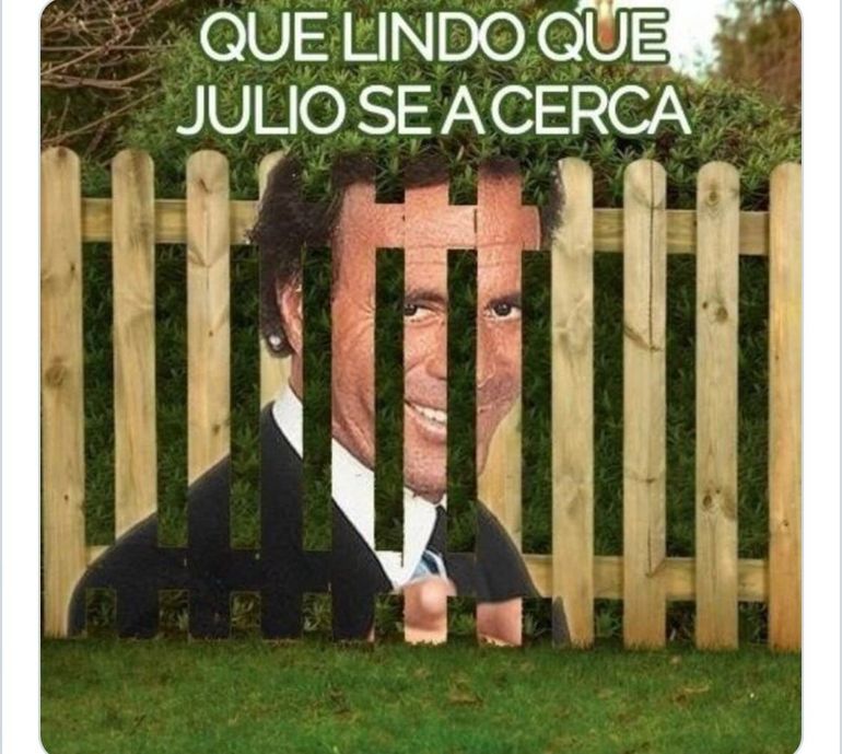 Llegó julio y los clásicos memes con Julio Iglesias como protagonista en las redes sociales