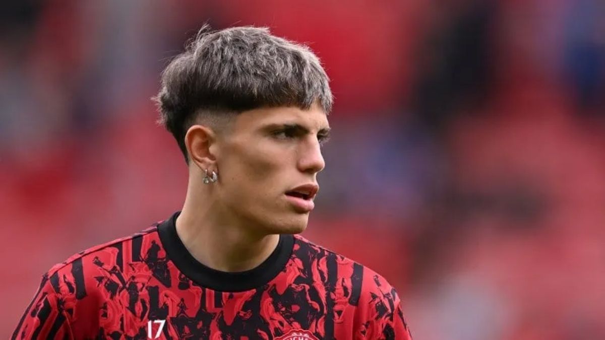 El fuerte cruce de Alejandro Garnacho con un youtuber que lo criticó