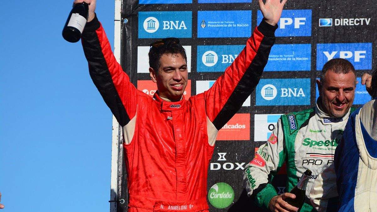 Angeloni: un podio y una dedicatoria muy especial