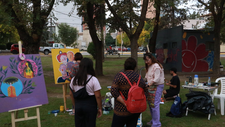 Gaido celebró la puesta en valor de la emblemática plaza Güemes