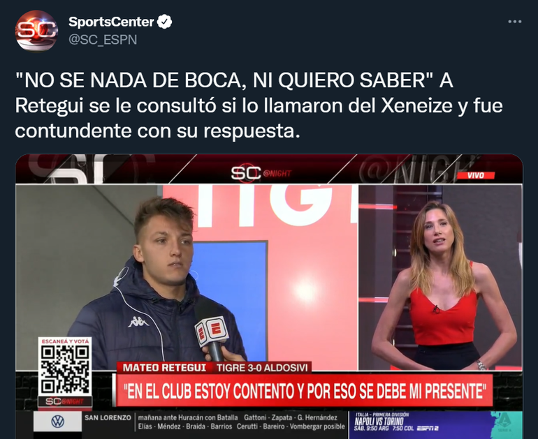 La sorpresiva respuesta de Retegui cuando le preguntaron por su regreso a Boca