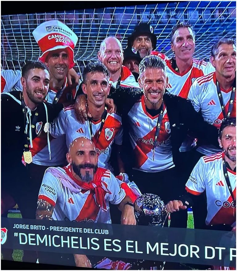 El mensaje de la esposa de Demichelis en medio del escandaloso momento de River
