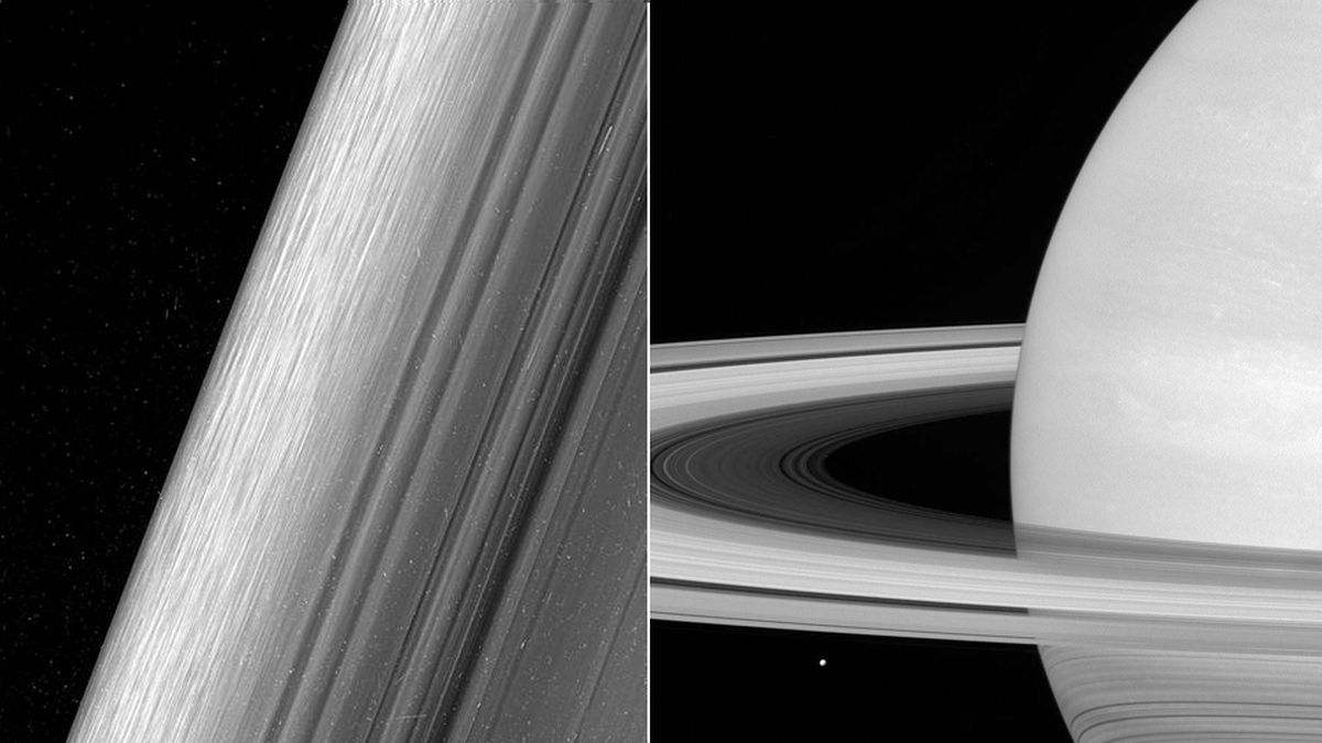La Nasa capturó las imágenes más nítidas de los anillos de Saturno