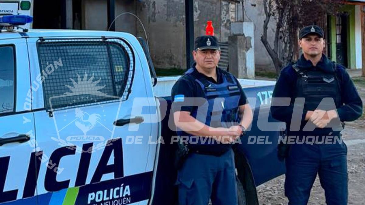 El Huecú: policías héroes salvaron la vida de un bebé de ocho meses