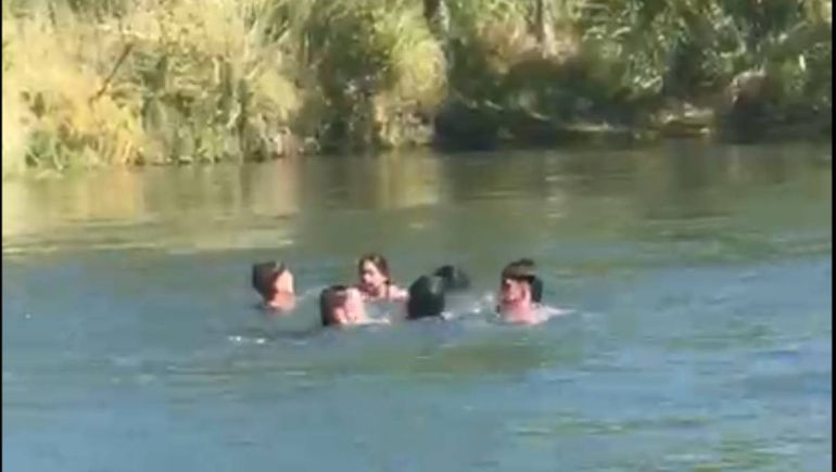 Rescate a contrarreloj en el balneario Sandra Canale: cinco guardavidas ...