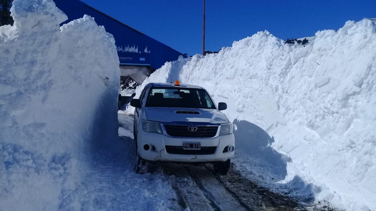 Temporal: advierten que la nieve llegará a los dos metros