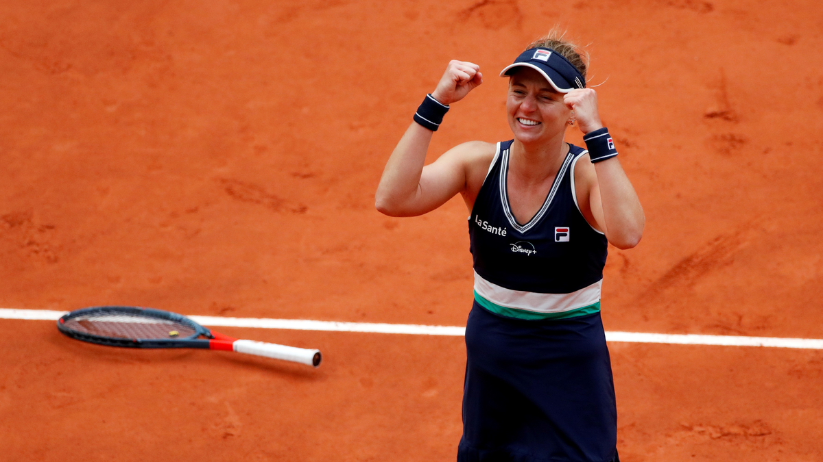 El festejo de Podoroska y el dolor de su rival, que ni la conocía