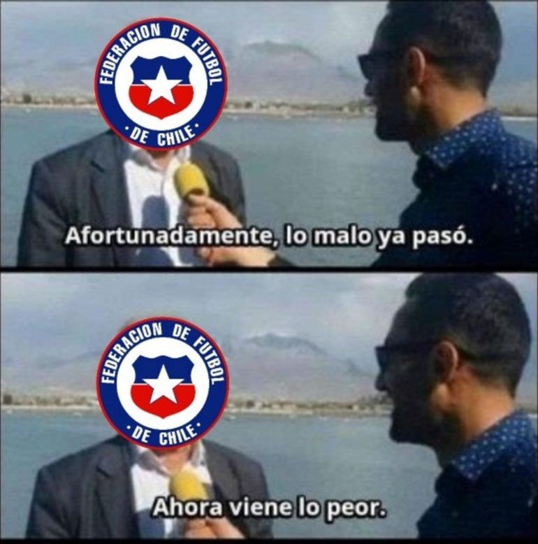 Los mejores memes de la derrota de Chile que lo deja al borde de la ...