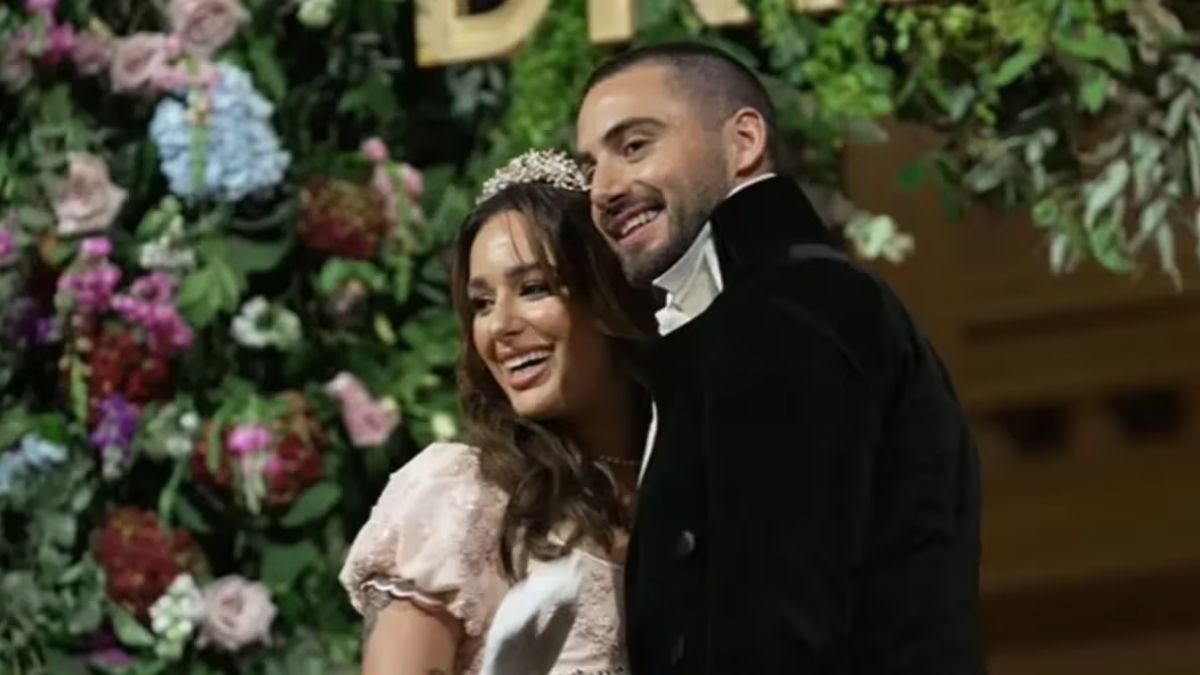 Así fue: las fotos de la boda de Nico Occhiato y Flor Jazmín Peña en el Colón