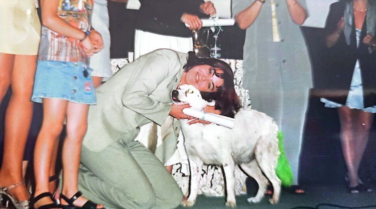 Doki, el perro de la cola verde al que amaba toda Neuquén