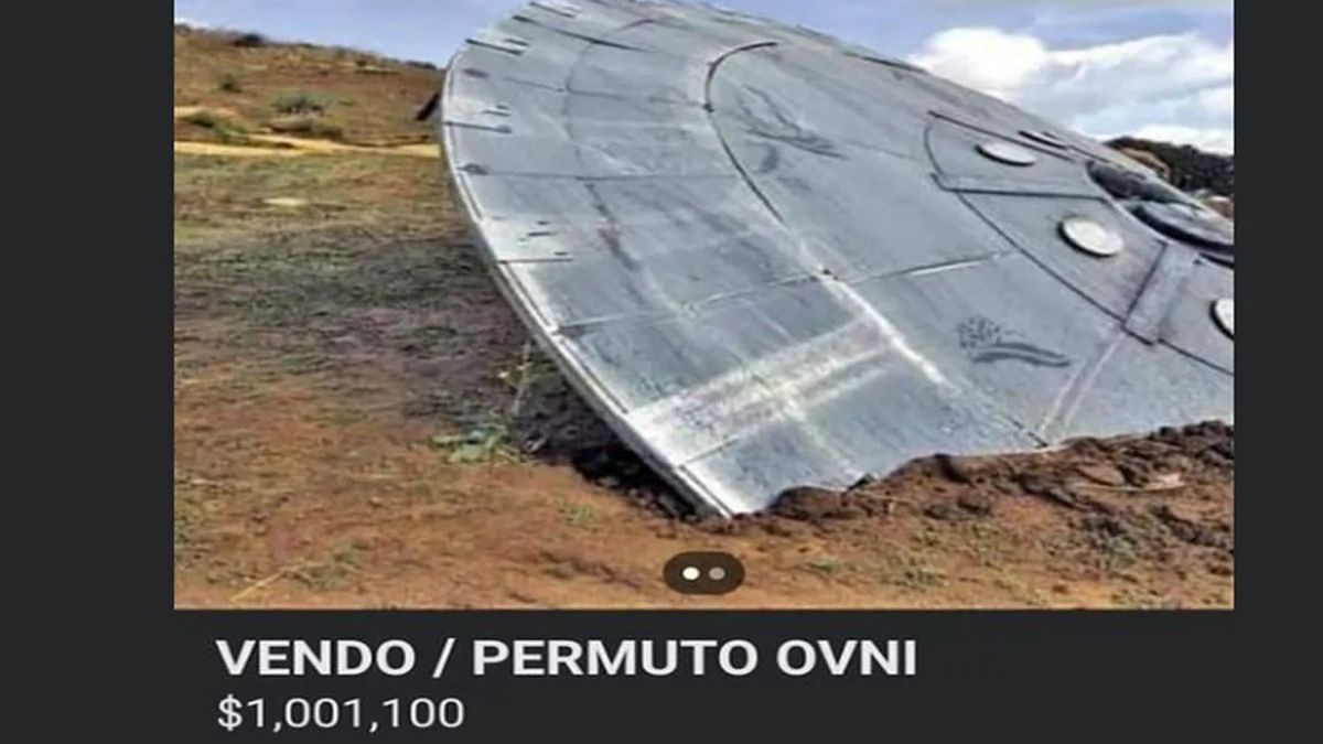 Oferta espacial: un mendocino vende su OVNI por un millón de pesos