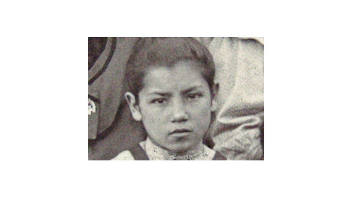 La verdadera imagen del rostro de la beata Laura Vicuña