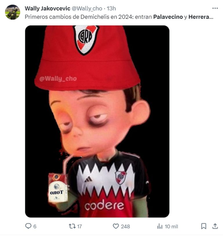 Los memes del empate de River con Monterrey que tuvieron a Palavecino y ...