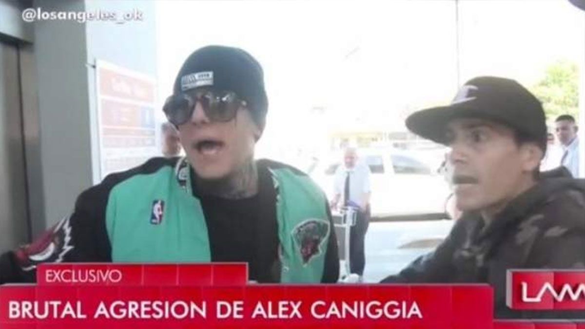 Persecución, violencia y escándalo: la llegada al país de Alex Caniggia