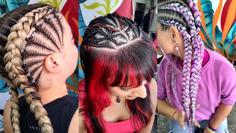 Las trenzas colombianas que son furor y enamoran a las neuquinas