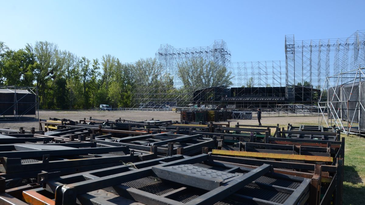 En 5 fotos: va tomando color el escenario de la Fiesta de la ...