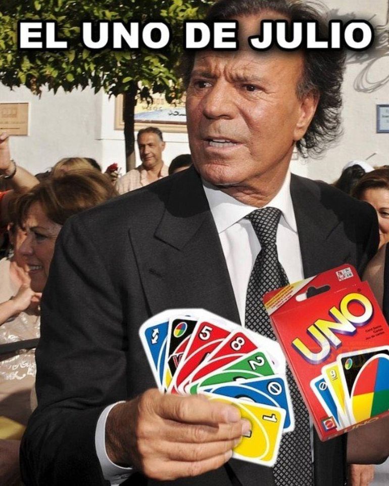 Llegó julio y los clásicos memes con Julio Iglesias como protagonista ...