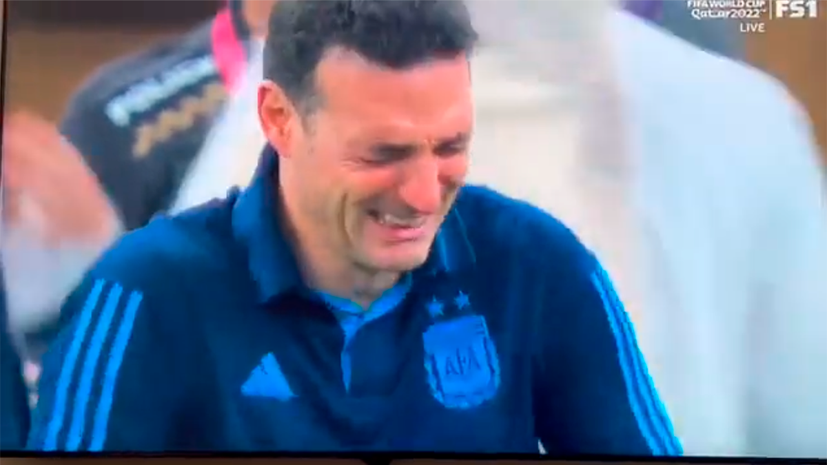 Scaloni habló de su video viral con Paredes en la final de Qatar 2022