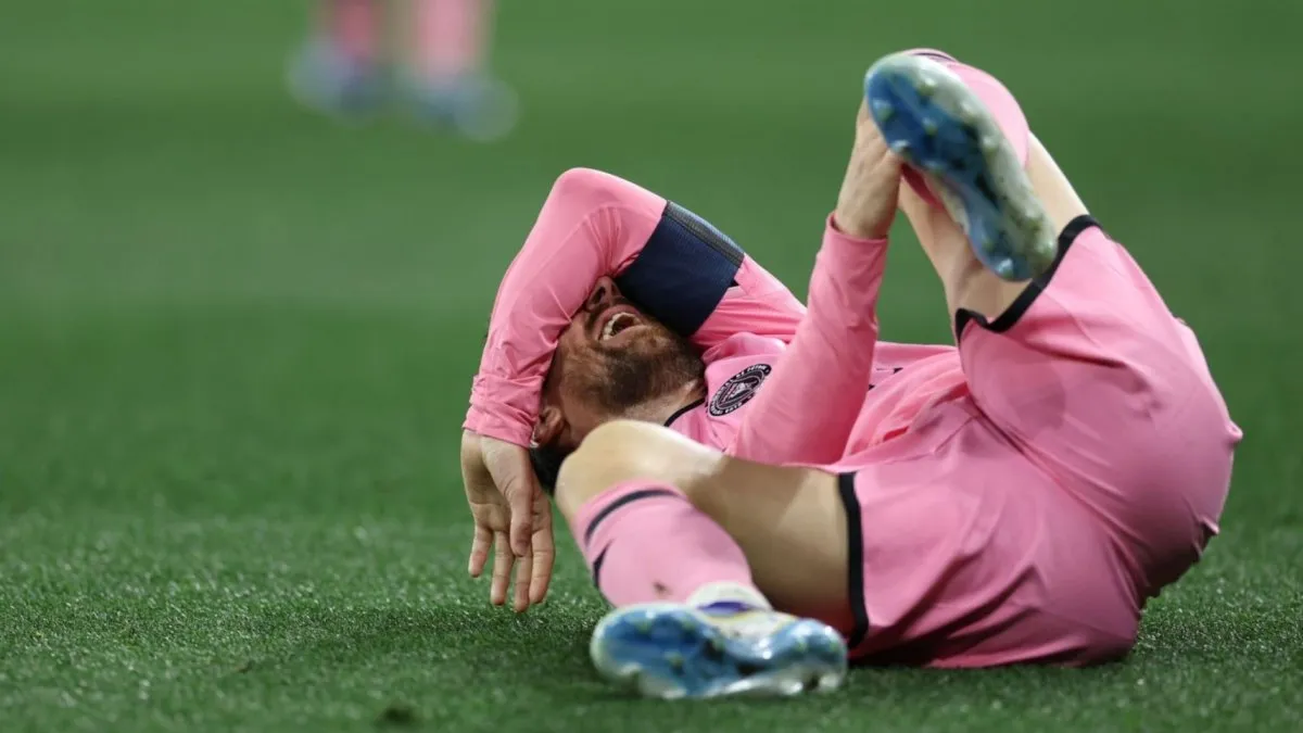 Lionel Messi salió lesionado en la victoria de Inter Miami