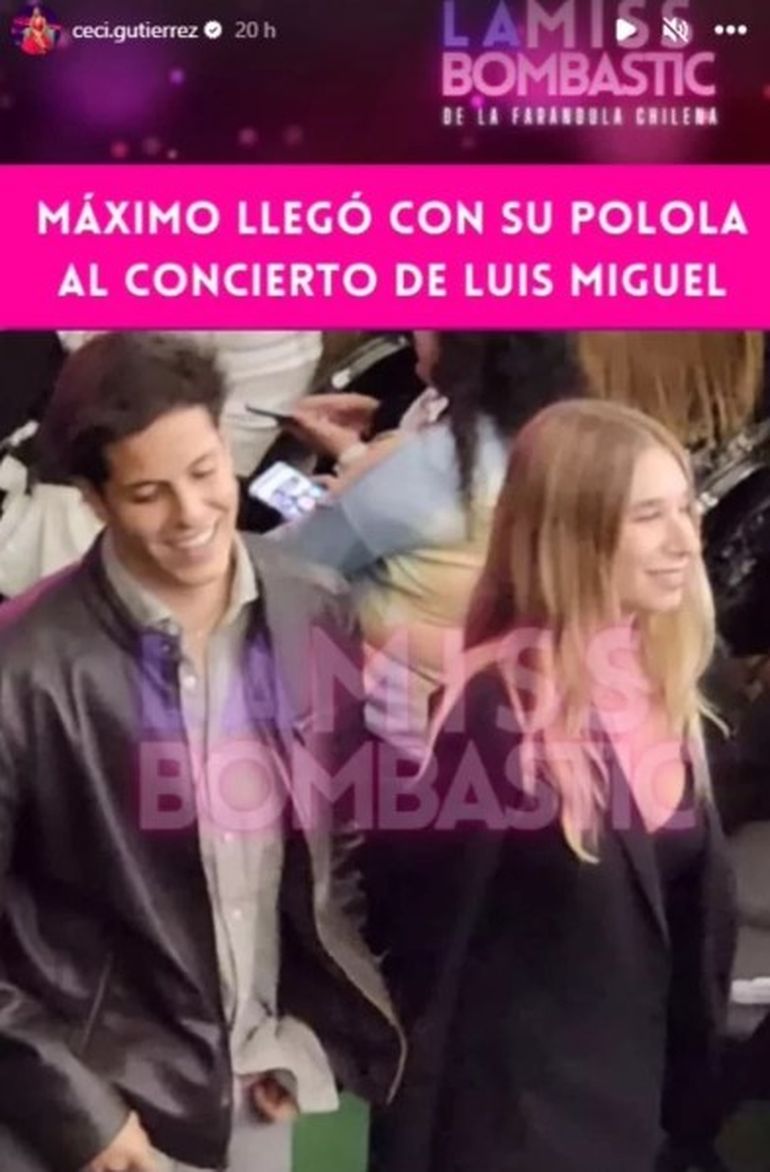 Las fotos de Máximo Menem Bolocco con su nueva novia