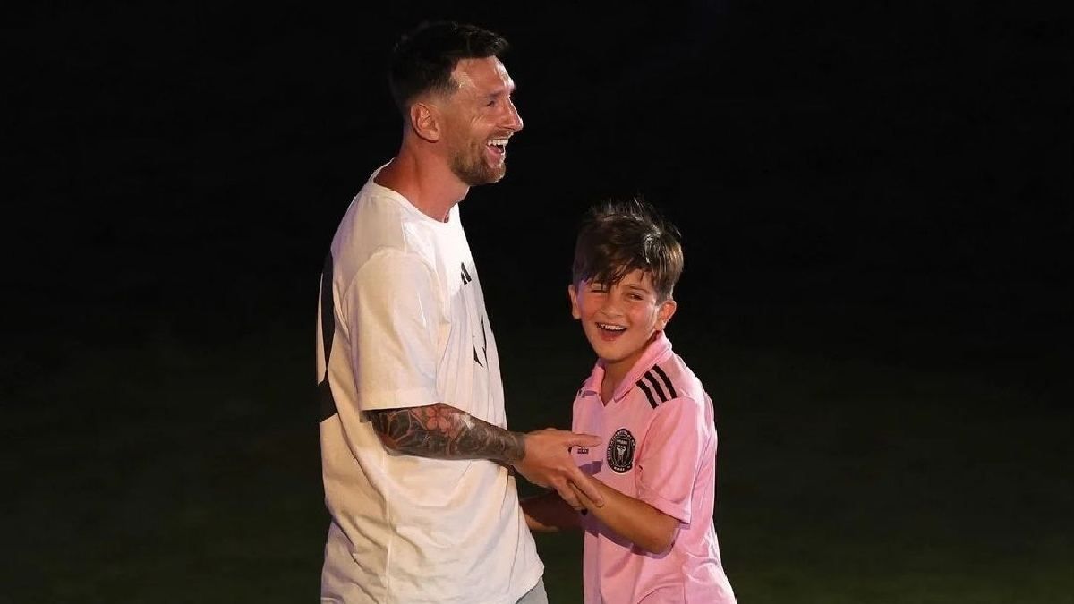 Viral: el genial gesto que Messi tuvo con un amigo de su hijo