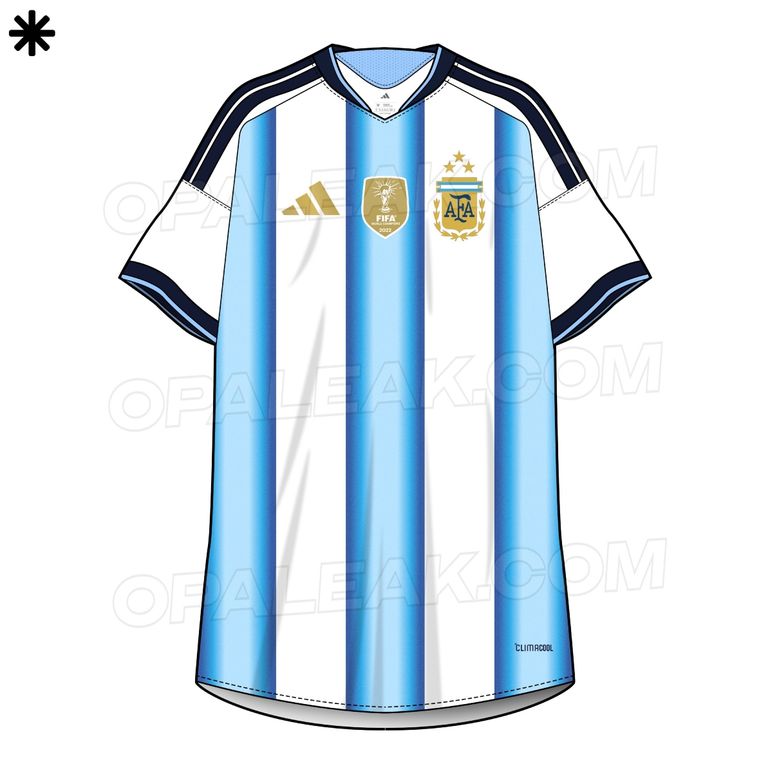 Se filtró la que sería la nueva camiseta de la Selección Argentina para ...