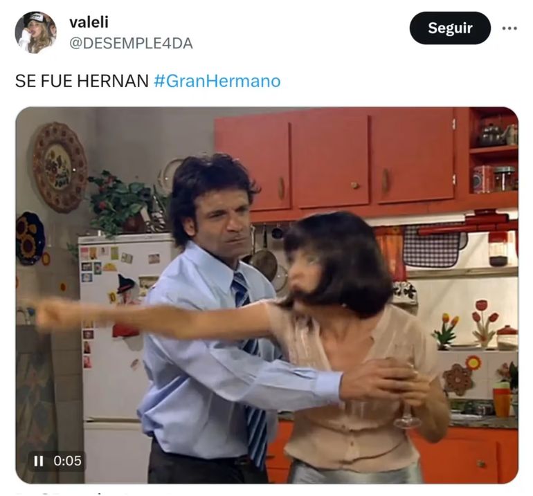 Los memes luego que Hernán sea el primer eliminado de Gran Hermano